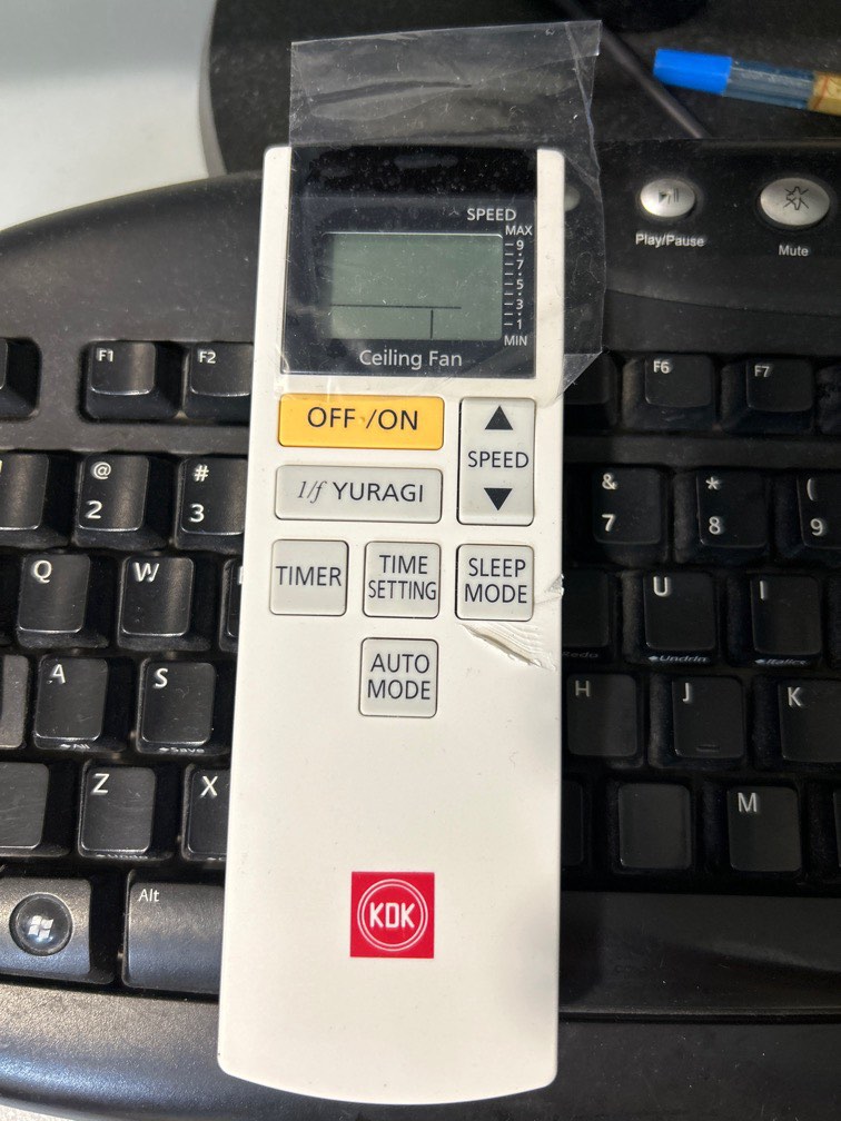 KDK remote control, Furniture & Home Living, Lighting & Fans, Fans on ...