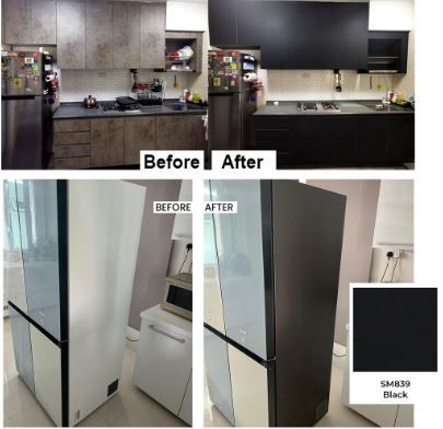 Laminate Sticker Plain Color and Gloss Series Home Decoration Self ...