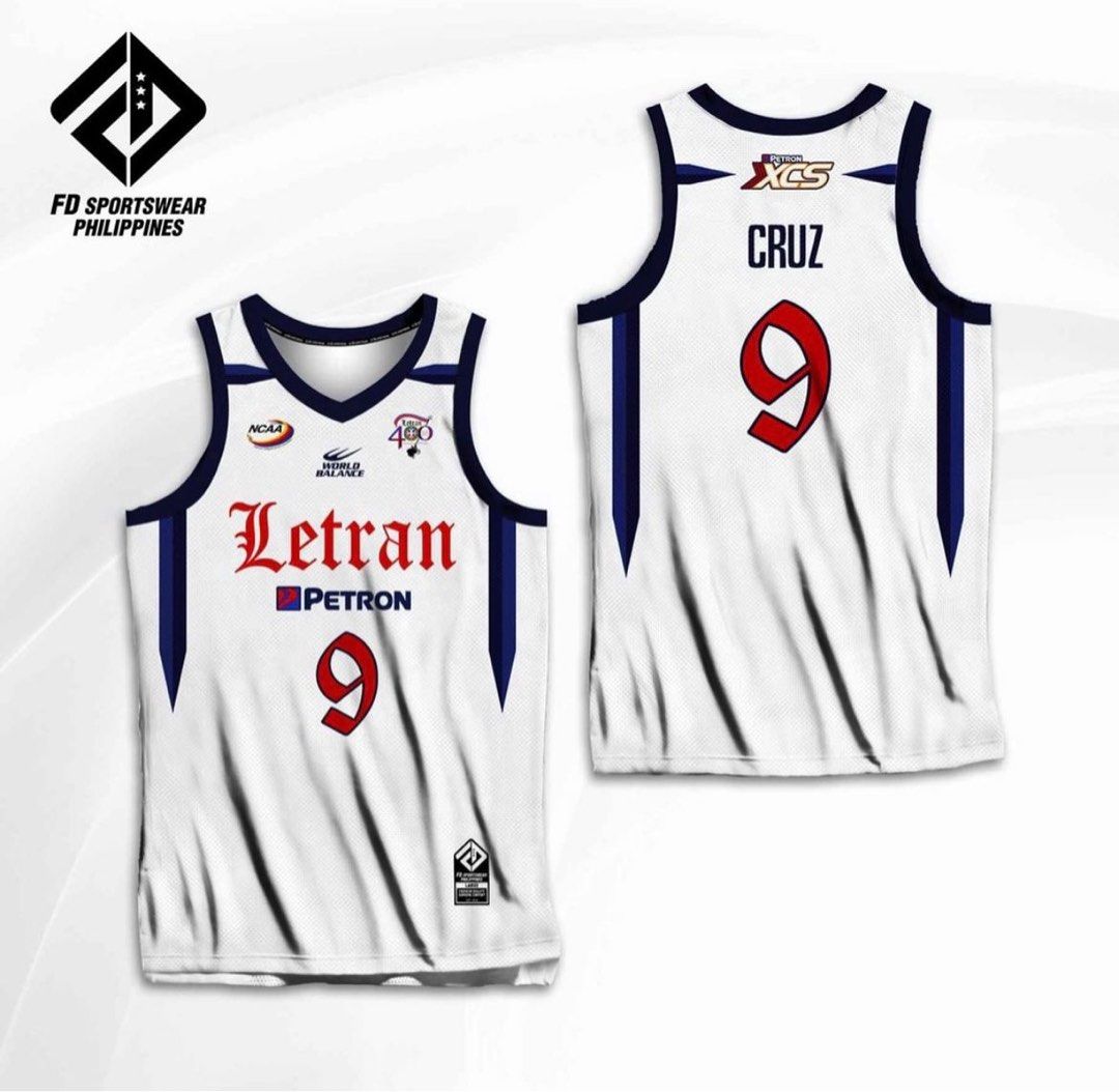 Letran Petron Basketball Jerseys, Men's Fashion, Activewear on Carousell