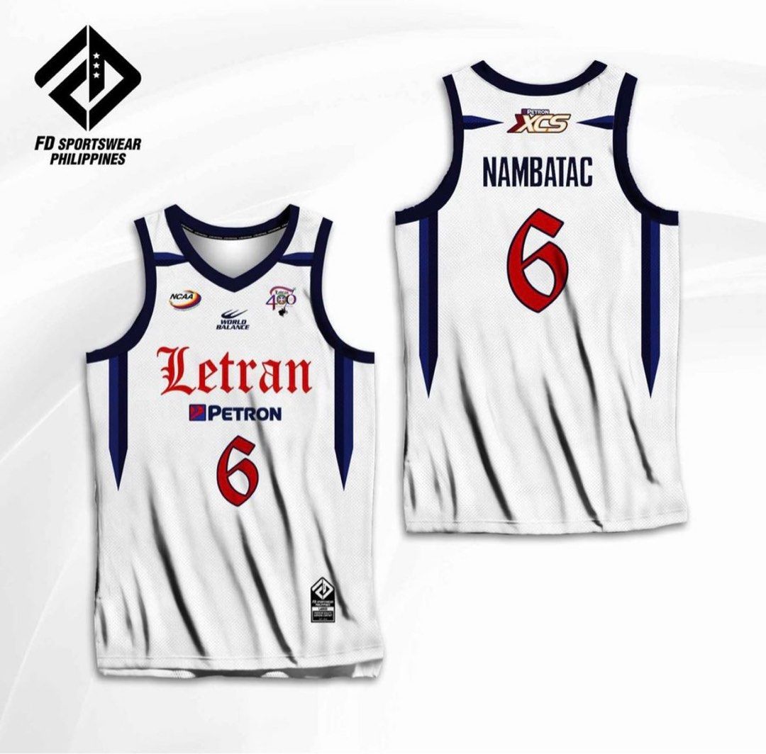 Letran Petron Basketball Jerseys, Men's Fashion, Activewear on Carousell
