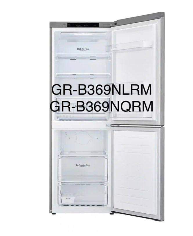 Lg bottom freezer no frost inverter 11.8cuft gr-b369nlrm grb369nlrm 11 ...