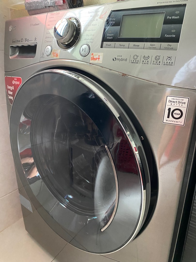 LG Washer & Dryer 2 in 1, TV & Home Appliances, Washing Machines and Dryers on Carousell