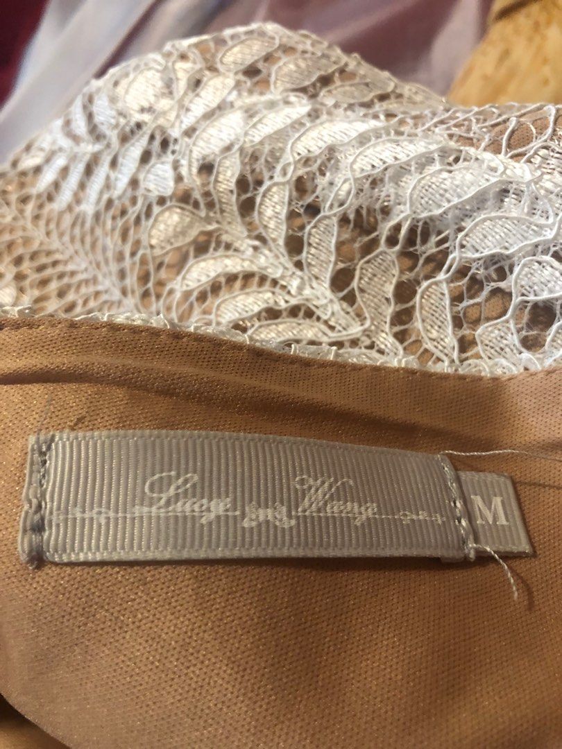 Lucy Wang Lace Dress, Women's Fashion, Dresses & Sets, Evening dresses ...