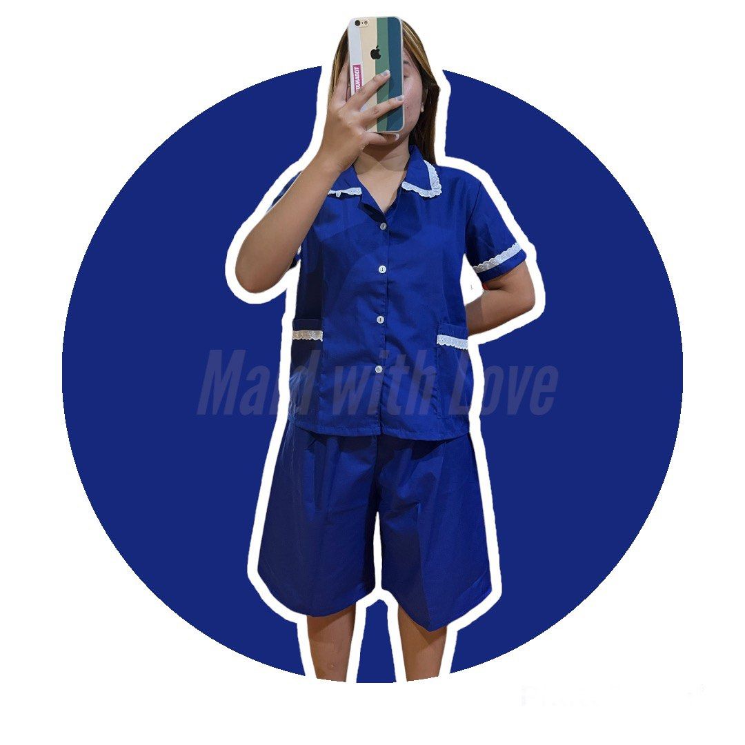 Maid Uniform - Lace Style (Blouse and Short), Women's Fashion, Dresses ...