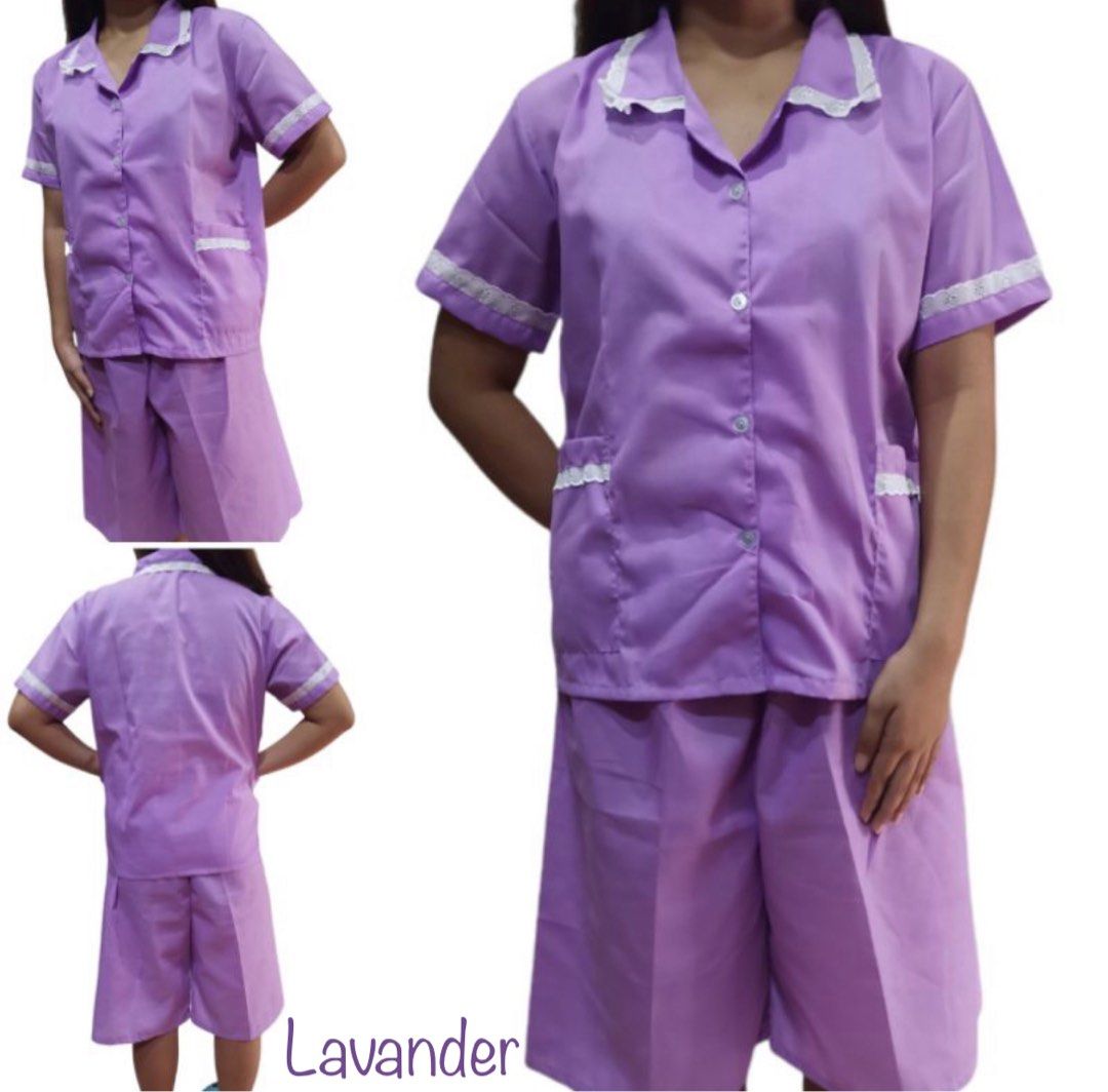 Maid Uniform - Lace Style (Blouse and Short), Women's Fashion, Dresses ...