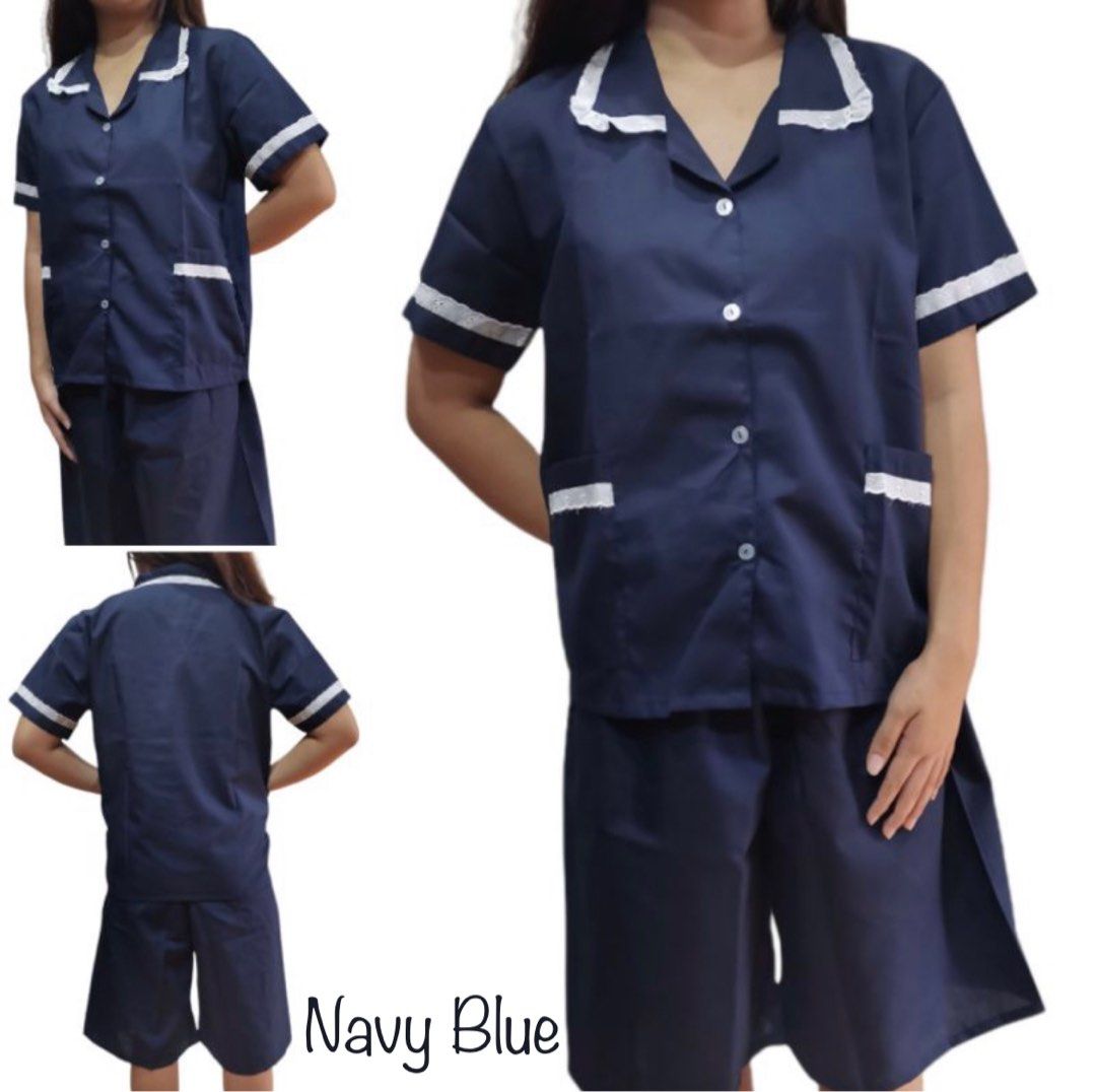 Maid Uniform - Lace Style (Blouse and Short), Women's Fashion, Dresses ...