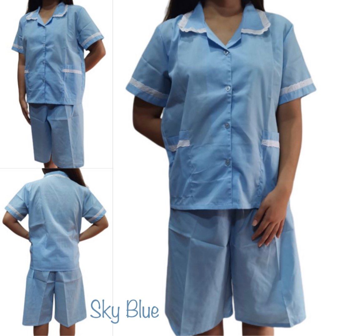 Maid Uniform - Lace Style (Blouse and Short), Women's Fashion, Dresses ...