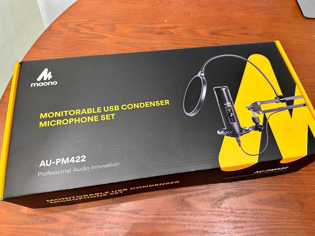 Maono AU-PM422 Condenser Microphone, Audio, Microphones on Carousell