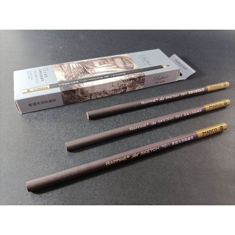Marco Raffine Artist Charcoal Sketching Pencil - BROWN (Sold per piece ...