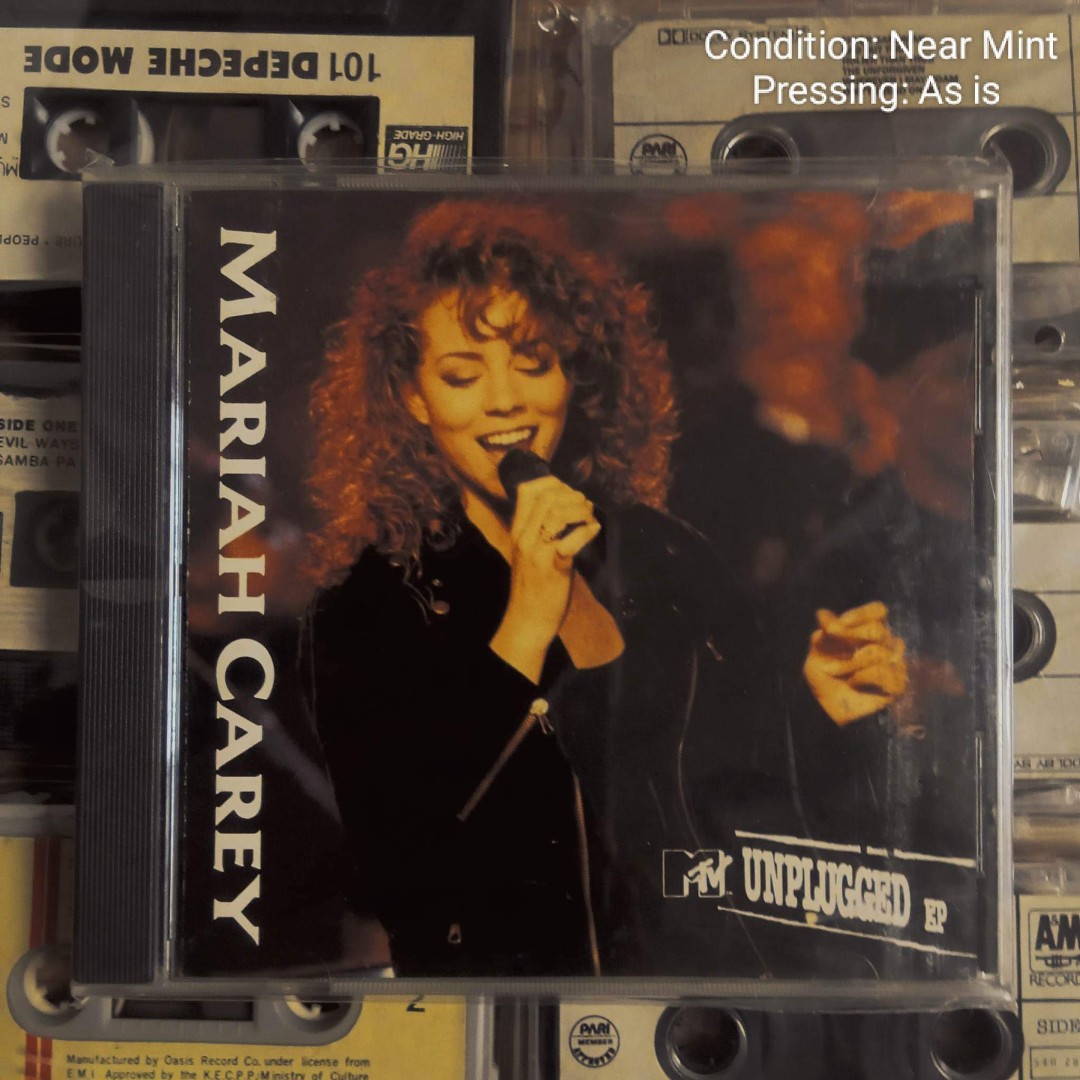 Mariah Carey MTV Unplugged CD Original CDs for Sale Pop Divas Foreign Mariah Carey CD, Hobbies ...