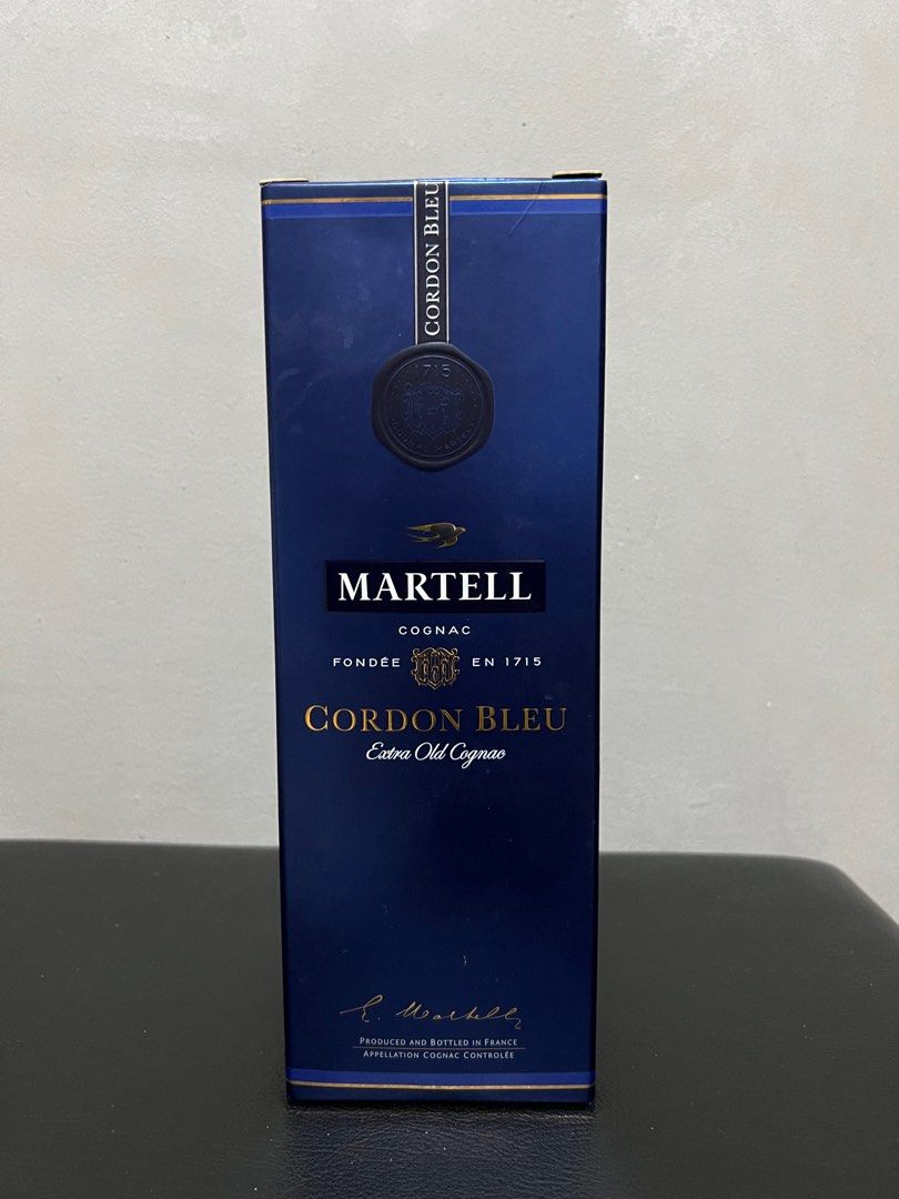 Martell Cordon Bleu ABV 40% 100cl, Food & Drinks, Alcoholic Beverages ...