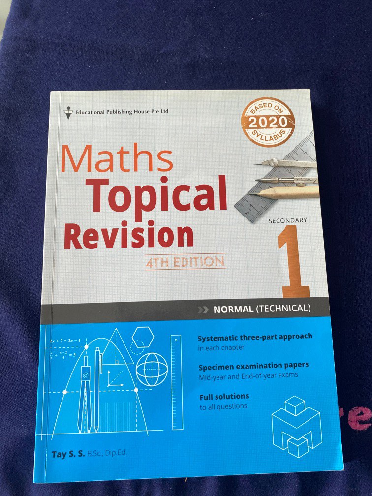 Maths Topical Revision secondary 1 normal Technical, Hobbies & Toys ...