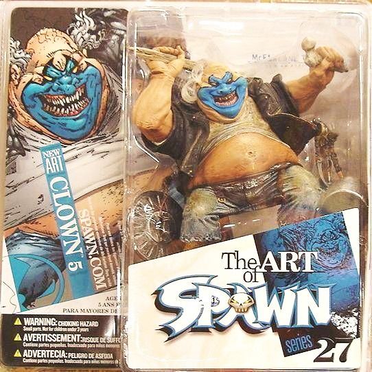 McFarlane's Spawn Series 27 (The Art of Spawn) Clown 5 Action Figures ...