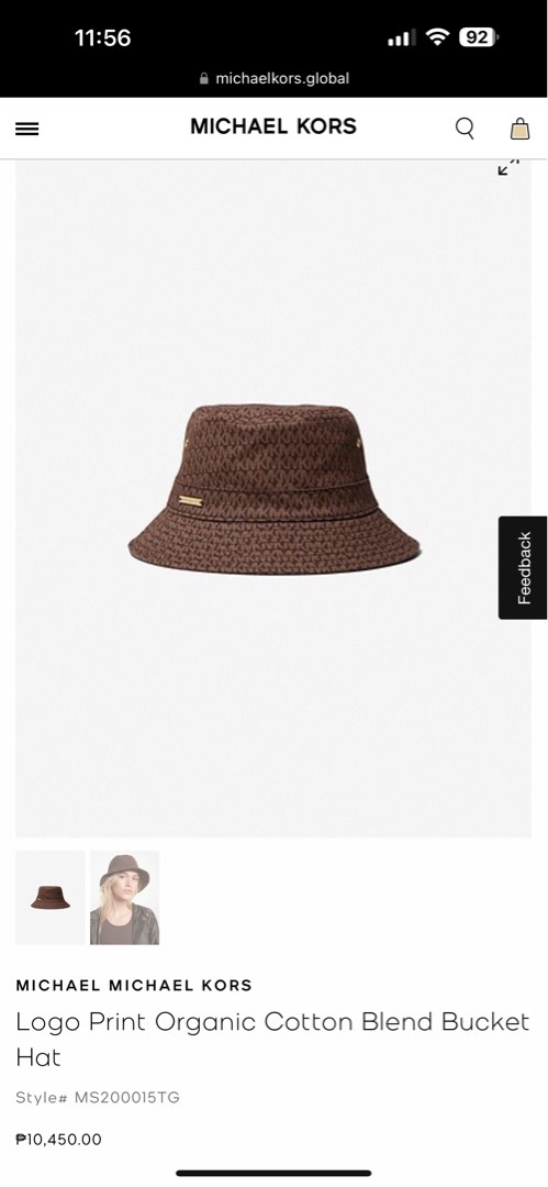 Michael Kors Original Bucket Hat, Men's Fashion, Watches & Accessories ...