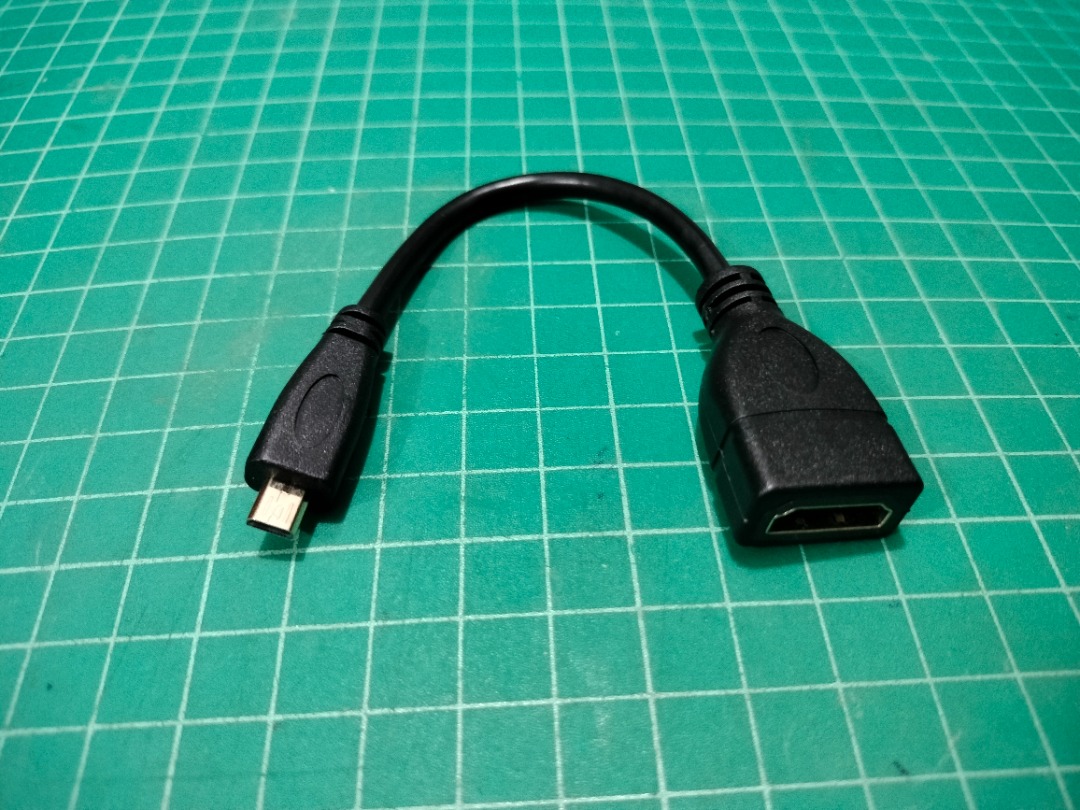 Micro Hdmi To Hdmi Cable Adapter Converter Computers And Tech Parts And Accessories Cables