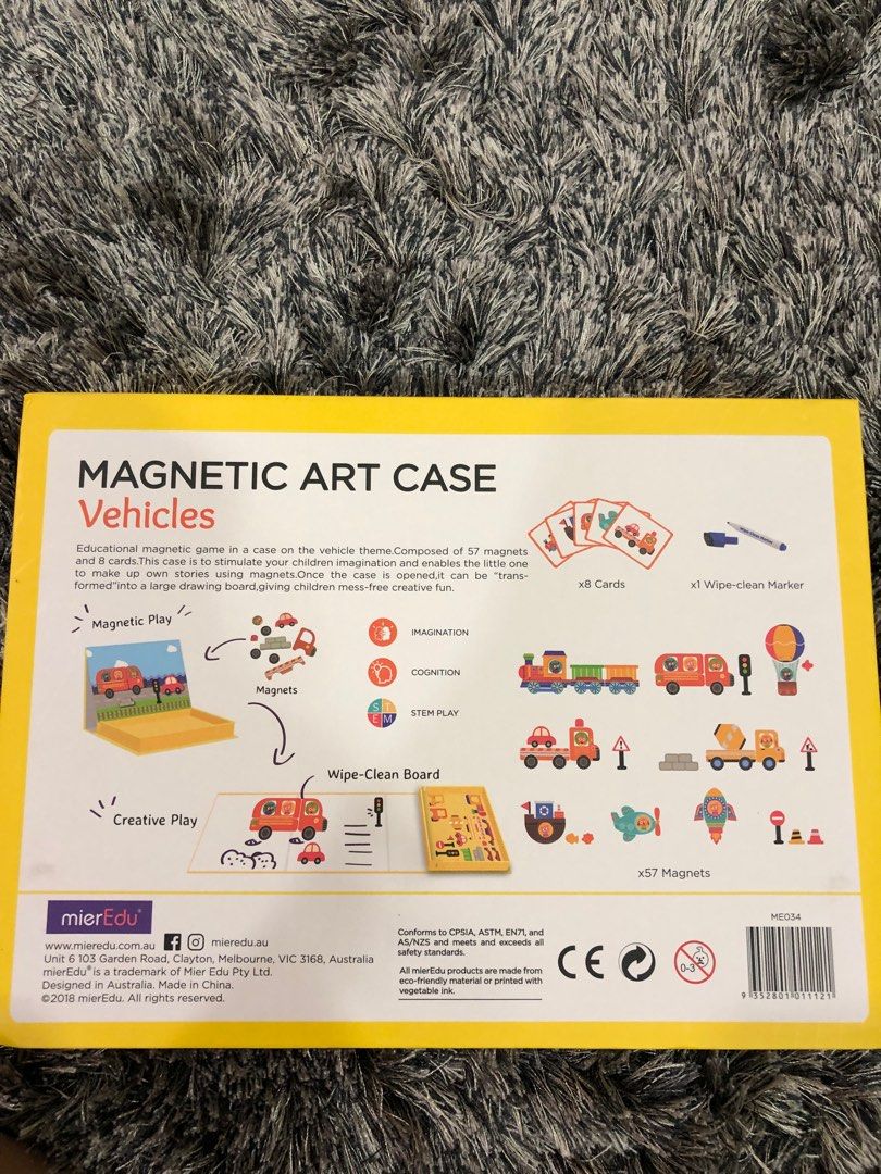 MierDu Magnetic Art Case, Hobbies & Toys, Toys & Games on Carousell