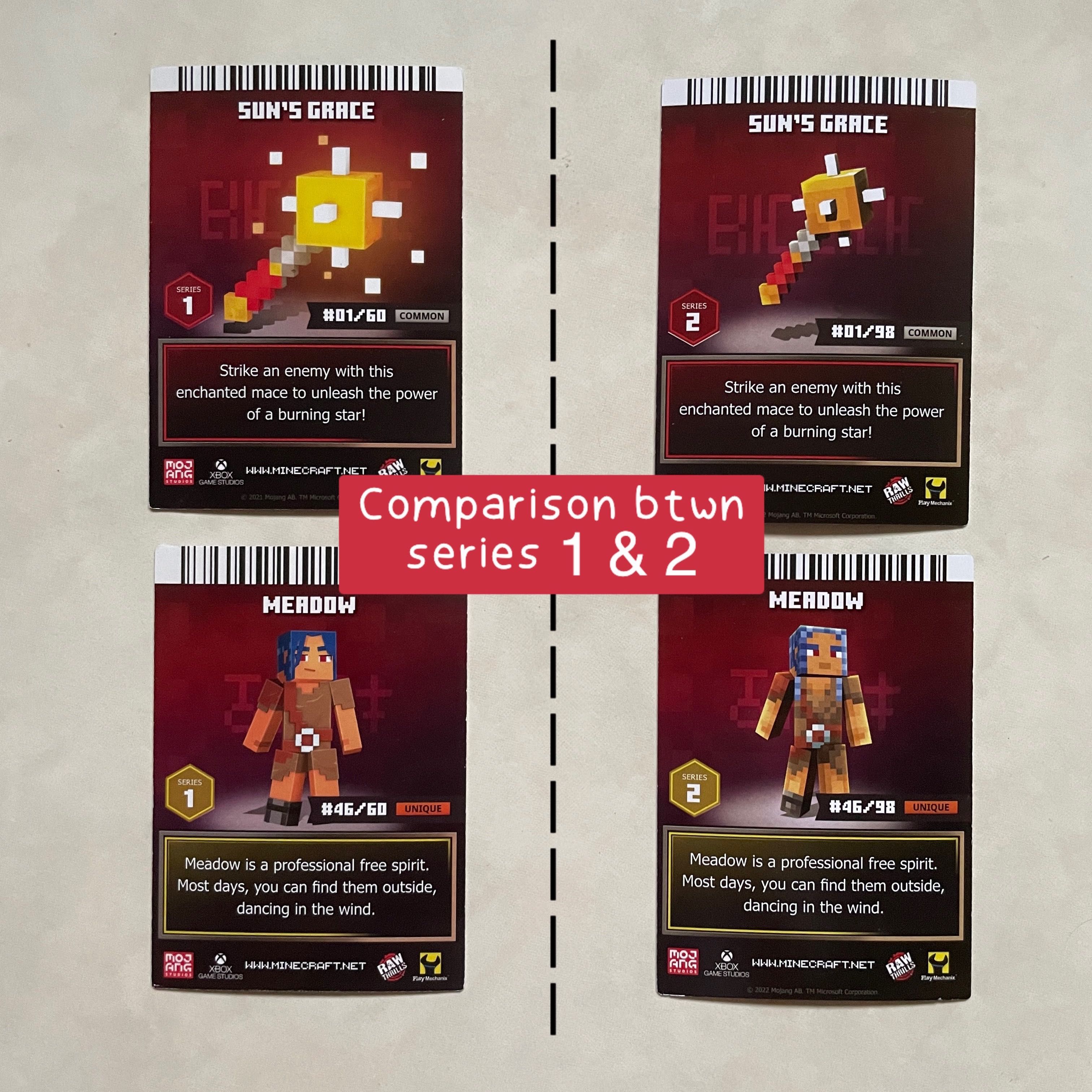 Minecraft Dungeons arcade cards ~ series 2 + hidden depths, Hobbies ...