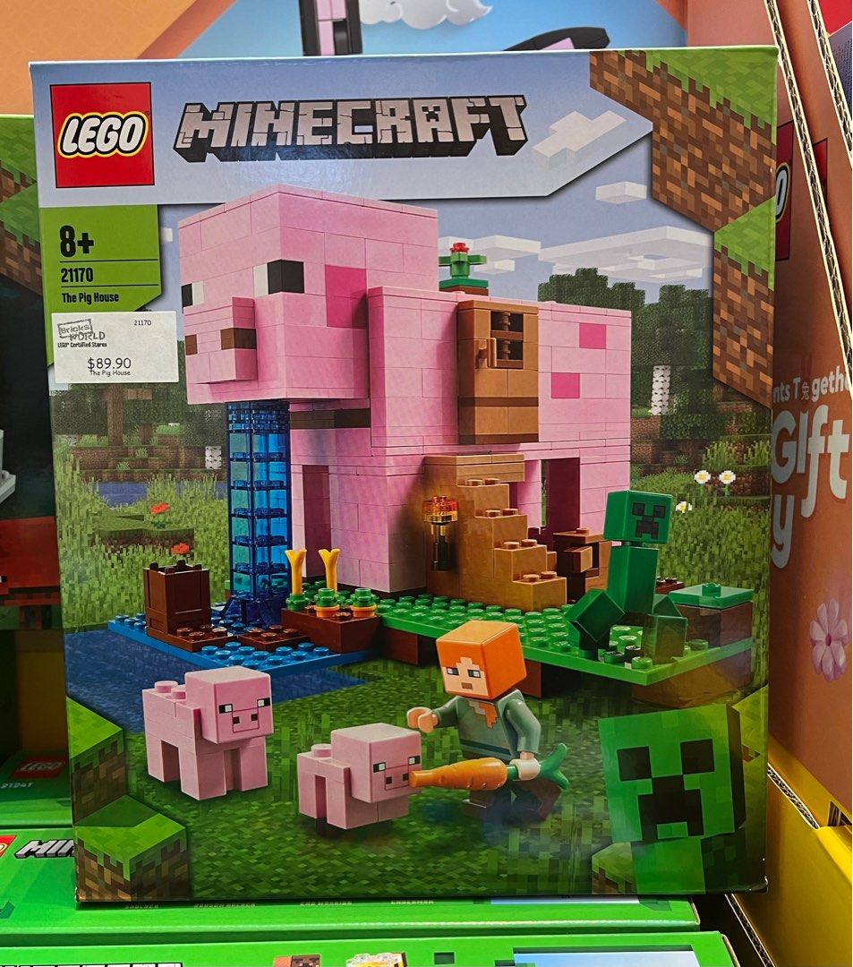 minecraft pig house lego, Hobbies & Toys, Toys & Games on Carousell