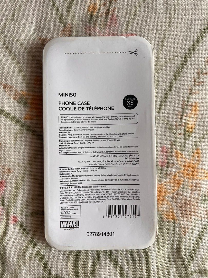 Miniso Captain America Iphone XS Max Case, Mobile Phones & Gadgets ...