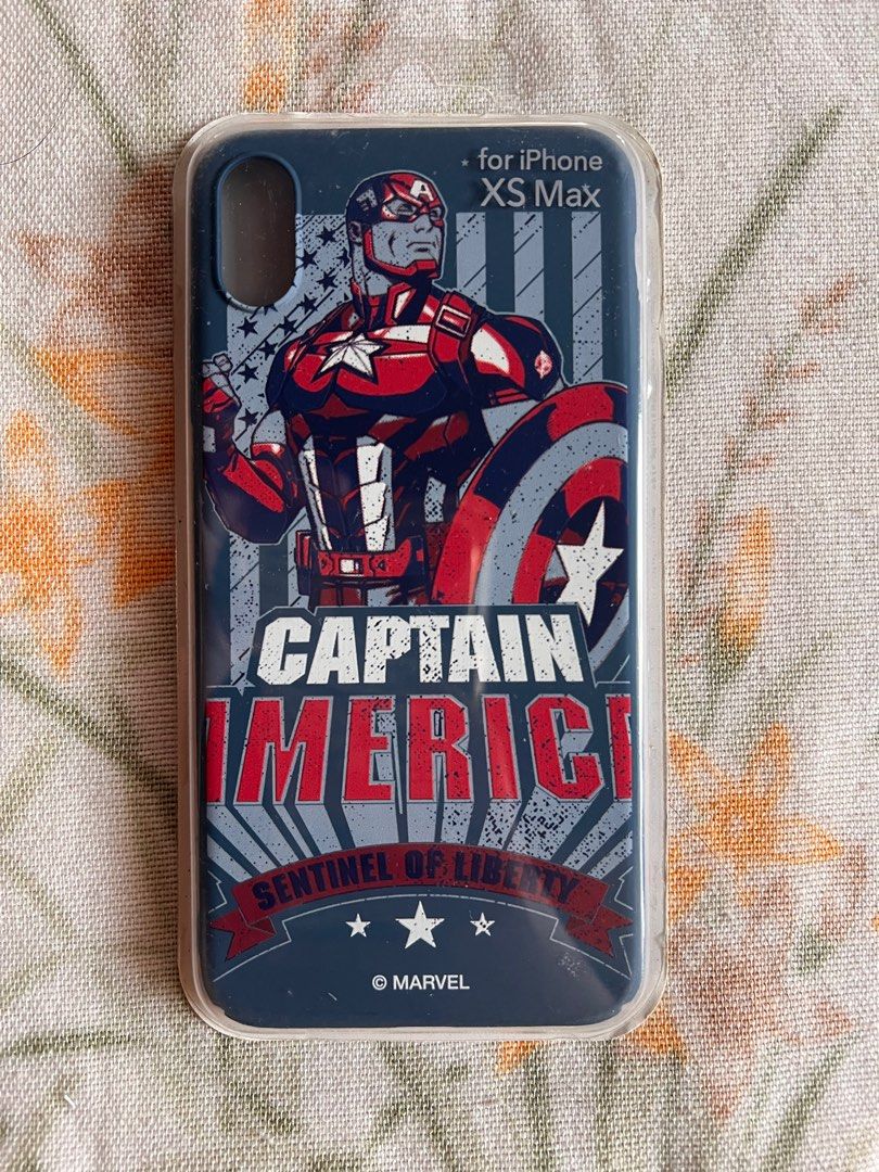 Miniso Captain America Iphone XS Max Case, Mobile Phones & Gadgets ...
