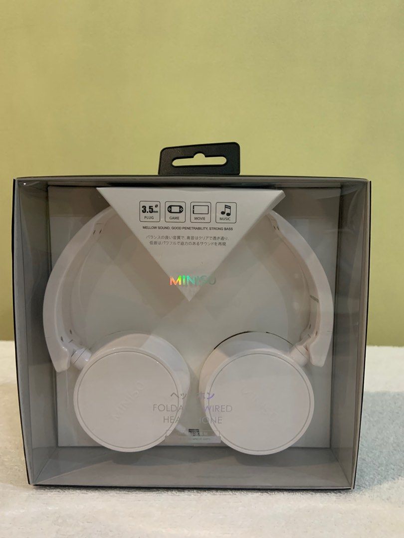 MINISO HEADPHONES, Audio, Headphones & Headsets on Carousell