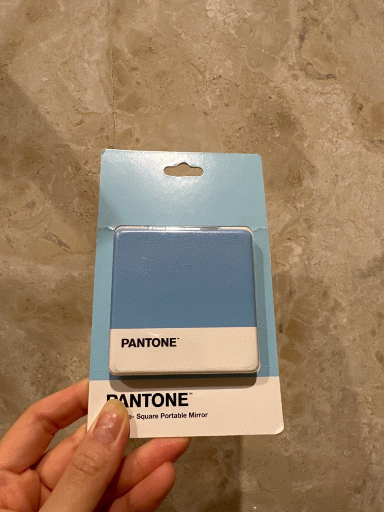 Miniso Pantone Mini / Compact Mirror Blue, Hobbies & Toys, Travel ...