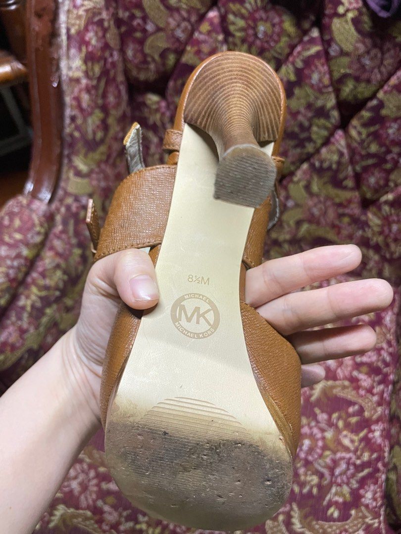 MK high heels, Women's Fashion, Footwear, Flats & Sandals on Carousell