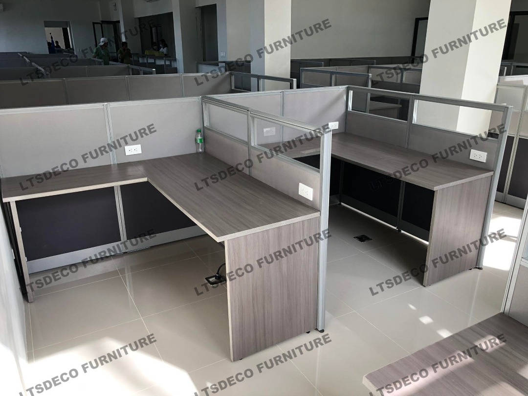 MODULAR OFFICE PARTITION CUBICLES TABLE FURNITURE665, Furniture & Home ...