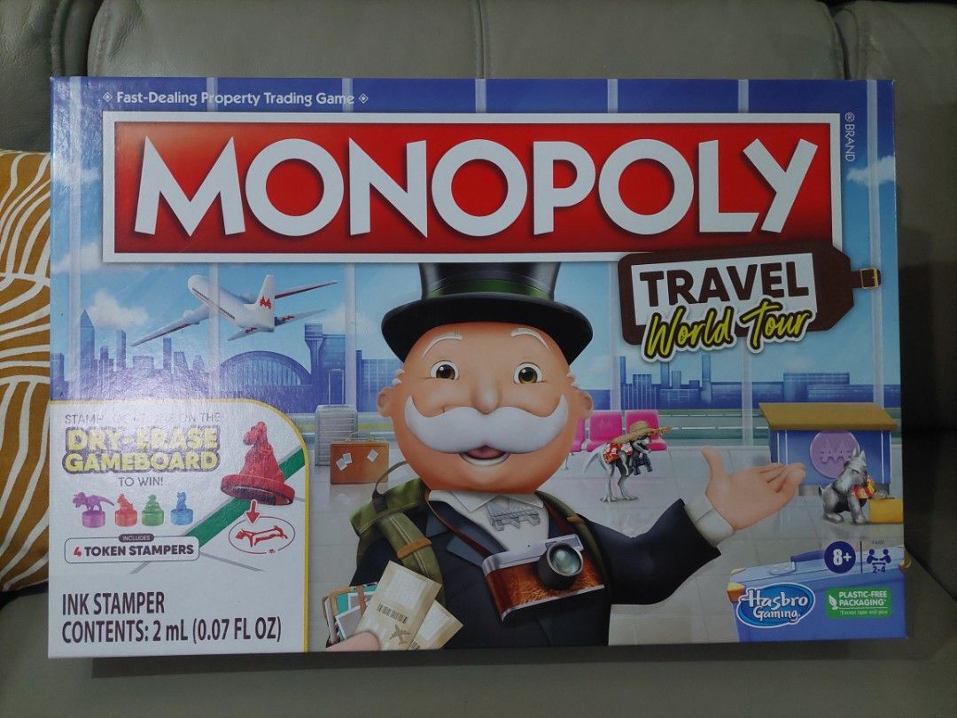 Monopoly Travel World Tour, Hobbies & Toys, Toys & Games on Carousell