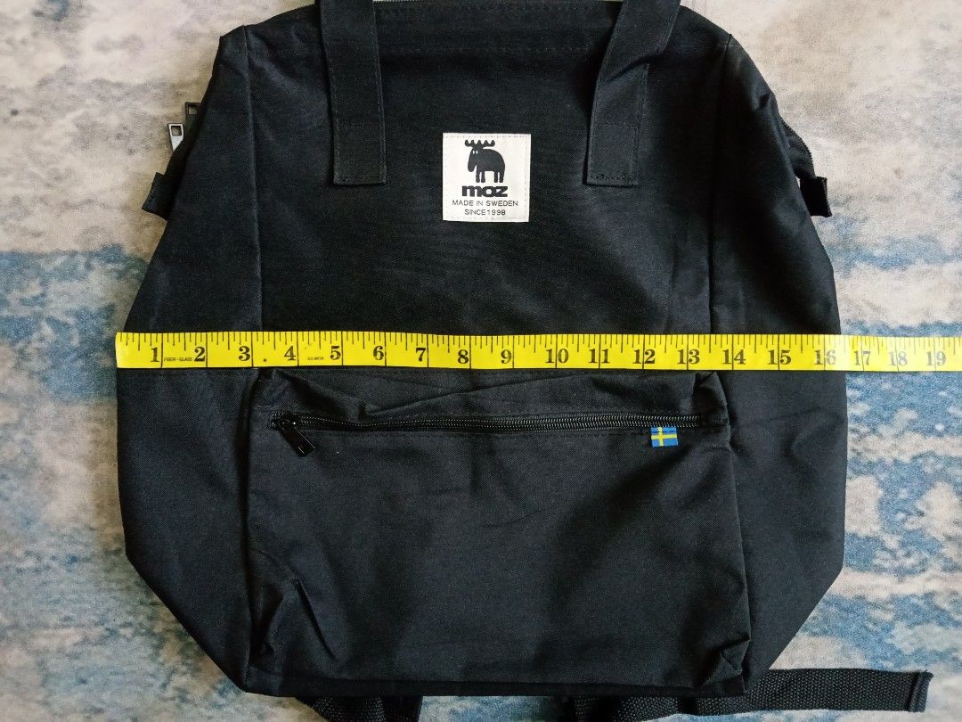 MOZ MADE IN SWEDEN 2 WAYS BACKPACK CONVERTIBLE TO TOTE BAG SWEDISH ...