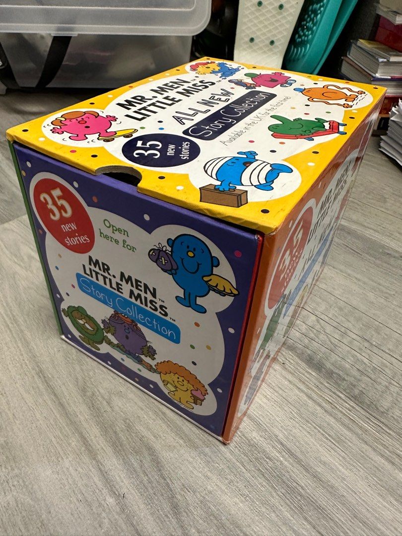 Mr. Man Little Miss Story Collection, 興趣及遊戲, 書本 & 文具, 小朋友書 - Carousell