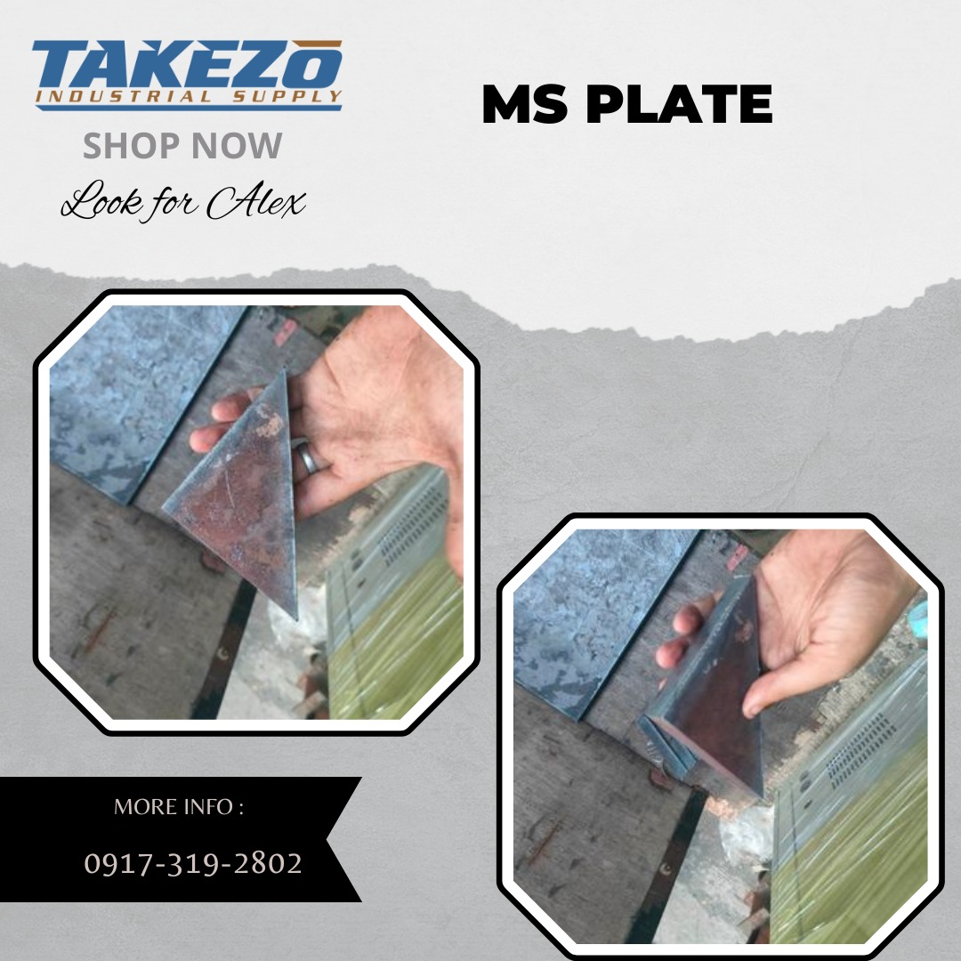 MS Plate (Specs: 4" x 4" x 19mm), Commercial & Industrial, Construction ...
