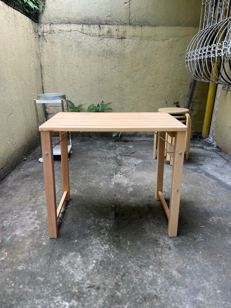 MUJI folding table, Furniture & Home Living, Furniture, Tables & Sets ...