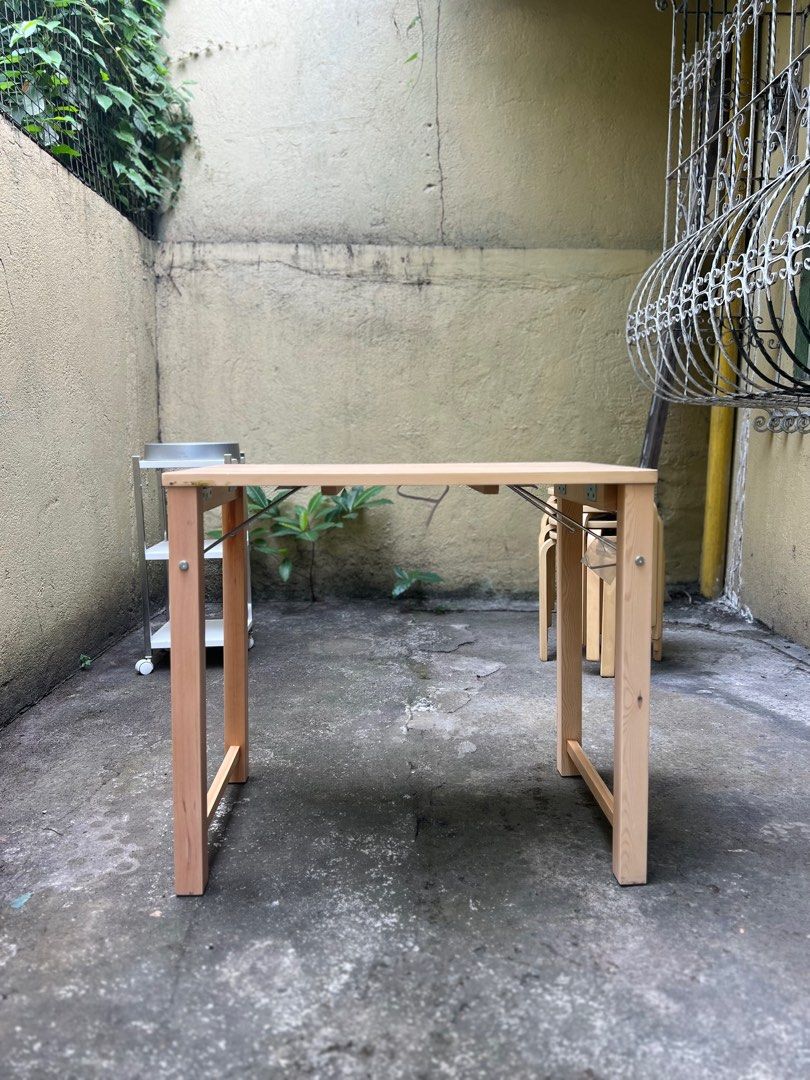 MUJI folding table, Furniture & Home Living, Furniture, Tables & Sets ...