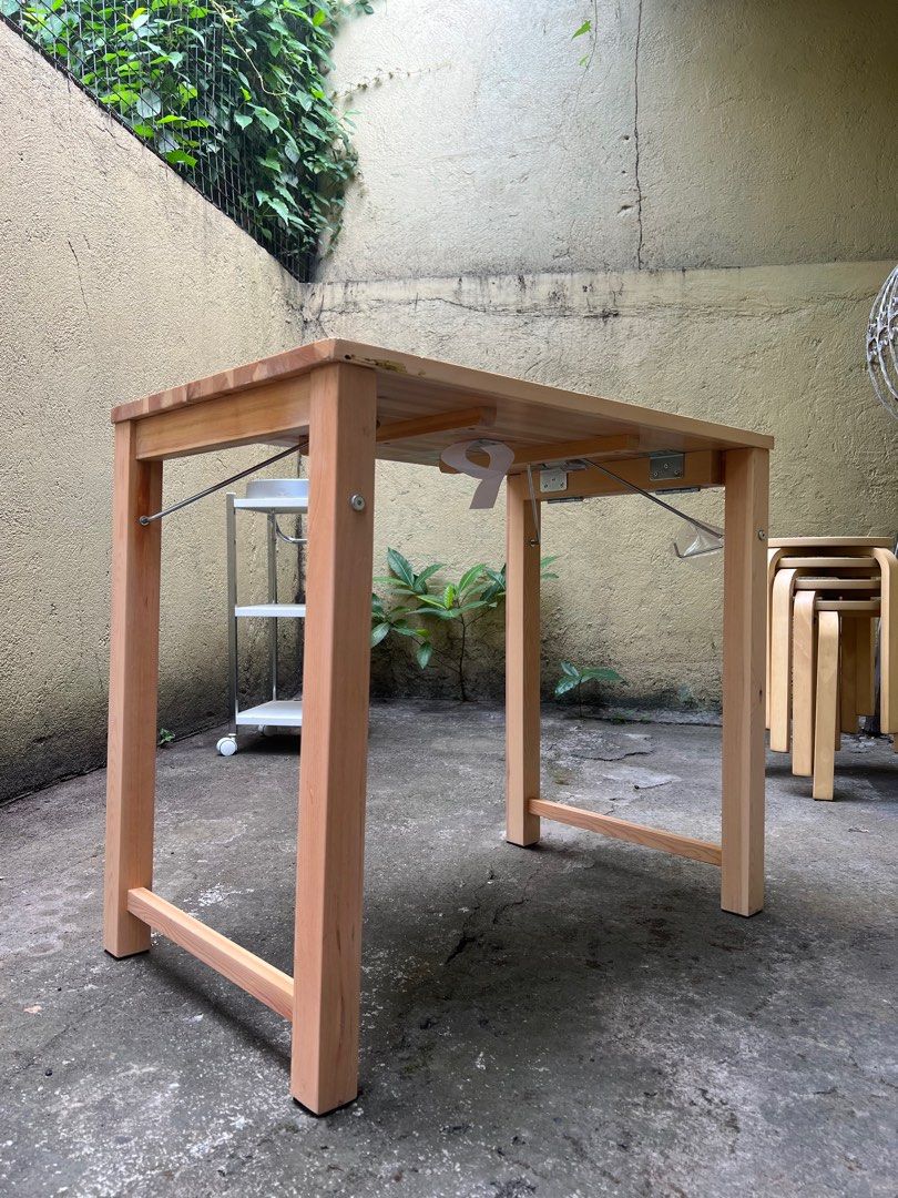 MUJI folding table, Furniture & Home Living, Furniture, Tables & Sets ...