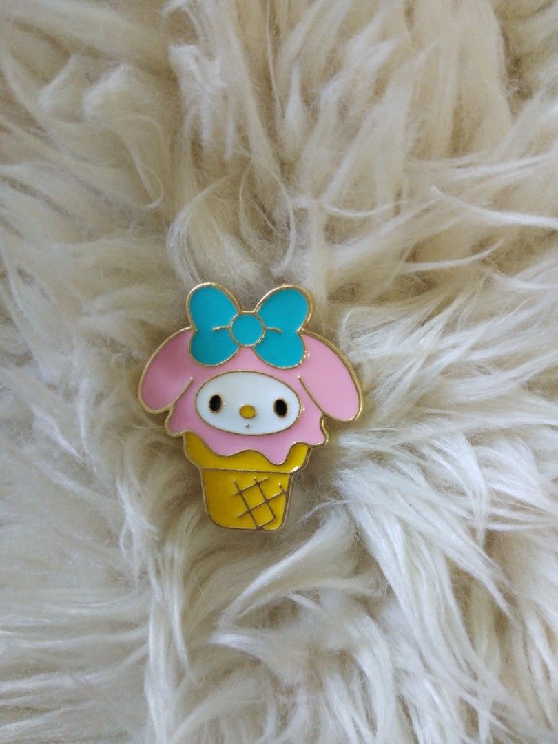 My Melody Sanrio Character Metal Pin, Hobbies & Toys, Toys & Games on ...
