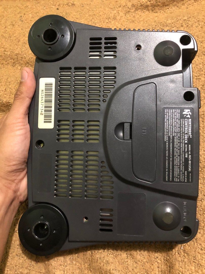 N64 US base unit, Video Gaming, Video Game Consoles, Nintendo on Carousell