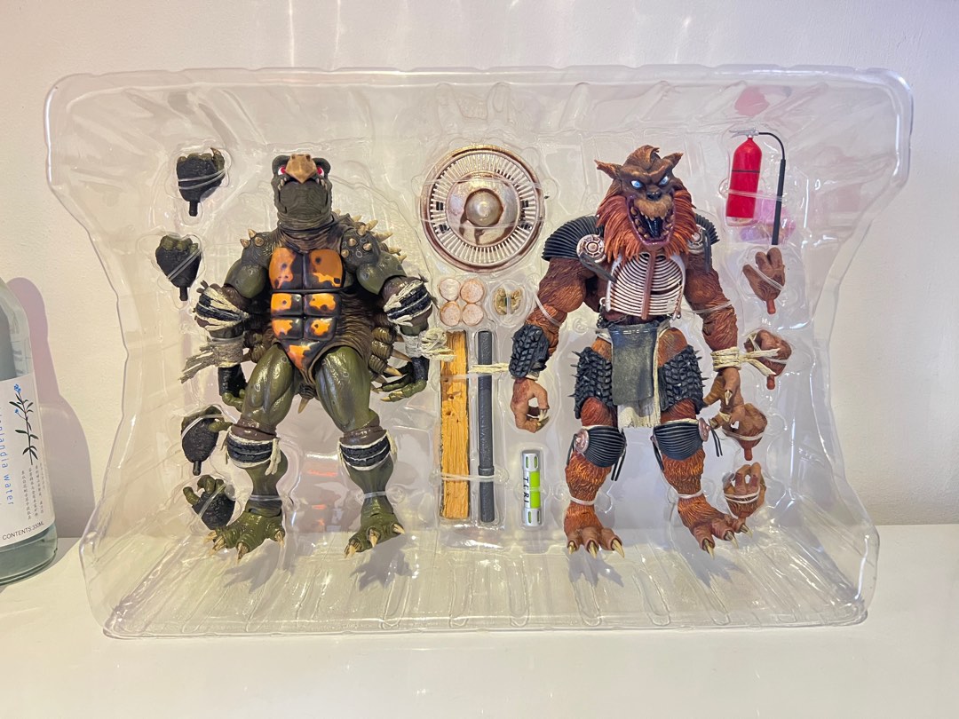 Neca TMNT 2 the secret of the ooze - tokka and rahzar, Hobbies & Toys ...