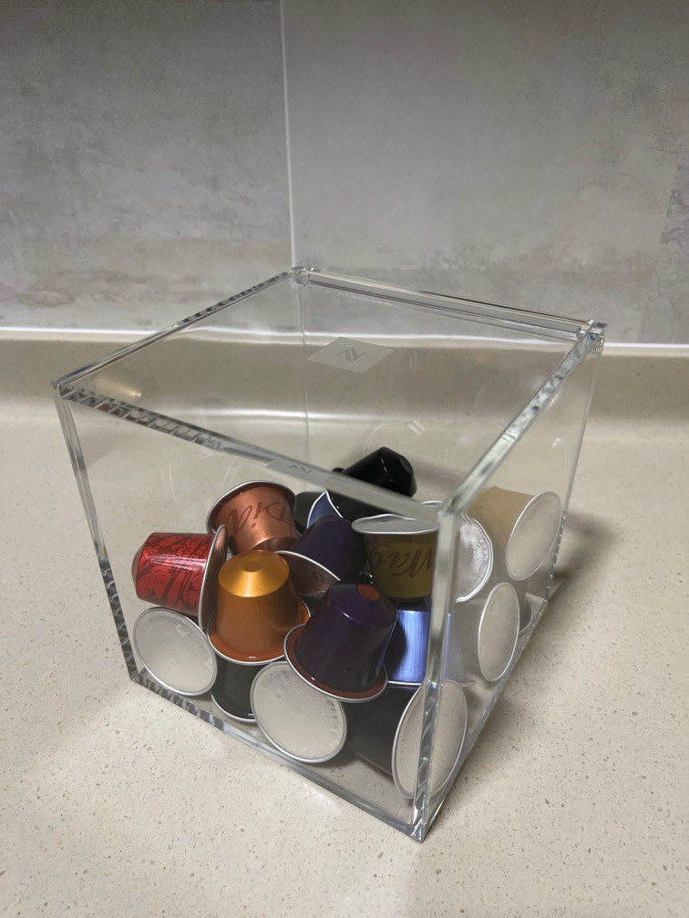 Nespresso capsule acrylic storage box, TV & Home Appliances, Kitchen ...