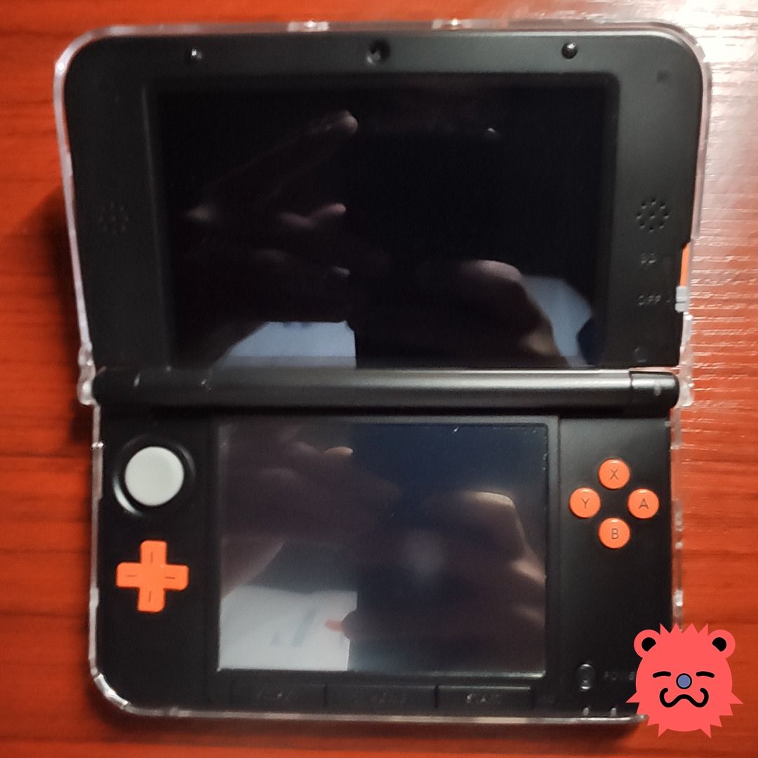 Nintendo 3DS LL orange and black | 32 GB, 200+ games installed | CFW ...