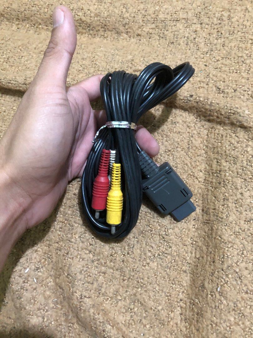 Nintendo av cable, Video Gaming, Gaming Accessories, Cables & Chargers ...