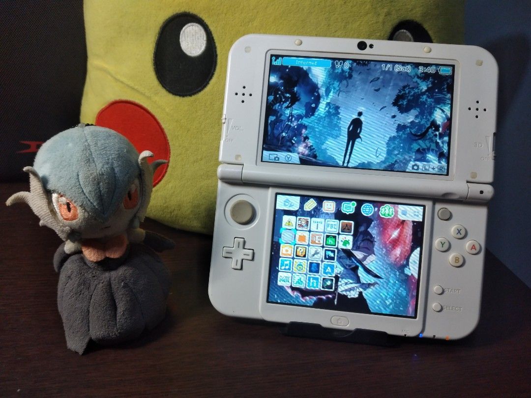Nintendo New 3DS XL White (IPS top screen), Video Gaming, Video Game ...