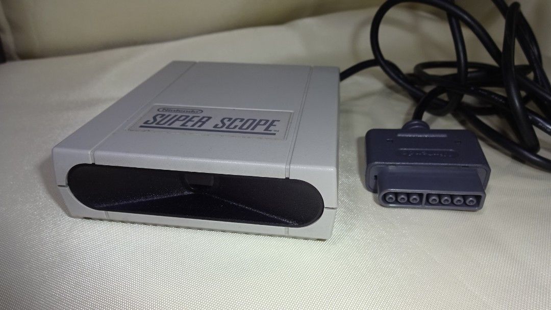 Nintendo Super Famicom Super Scope Gun Controller, Video Gaming, Gaming ...