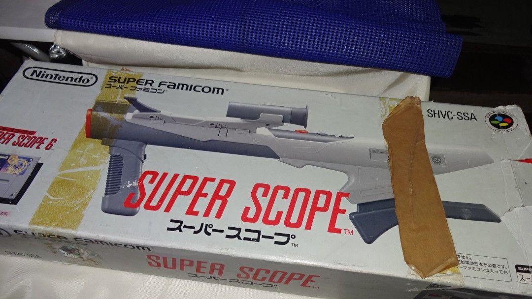 Nintendo Super Famicom Super Scope Gun Controller, Video Gaming, Gaming ...