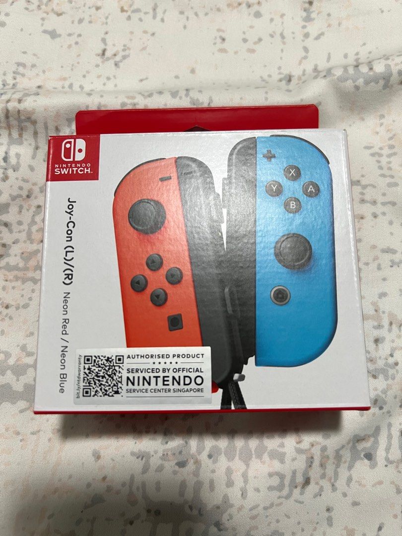 Nintendo Switch Joy-Con (Neon Red/Neon Blue), Video Gaming, Gaming Accessories, Controllers on ...