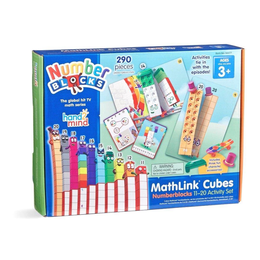 Numberblocks 11 20 Activity Set Hand2mind Mathlink Cubes Linking Cubes numberblocks-11-20-activity-set-hand2mind-mathlink-cubes-linking-cubes
