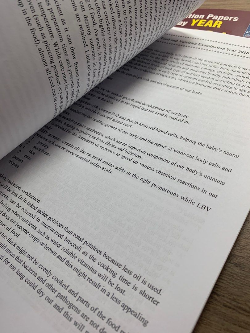 Nutrition Food Science NFS TYS, Hobbies & Toys, Books & Magazines ...