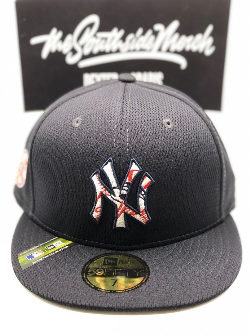 NY Yankees MLB Batting Practice Fitted Cap, Men's Fashion, Watches ...