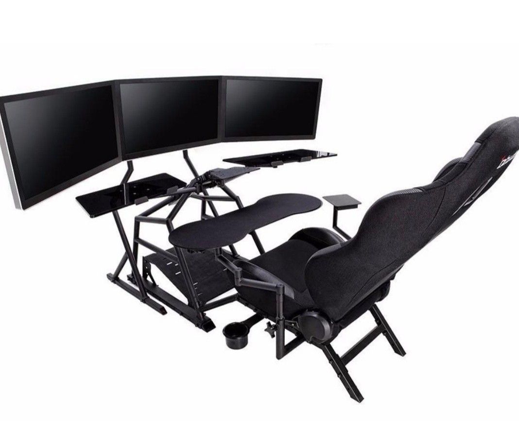 Obutto Revolution Ultimate Racing or Flight Simulation Rig, Video Gaming, Gaming Accessories ...