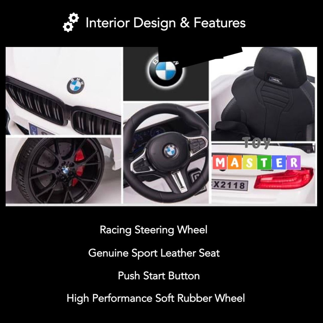 Official BMW M5 competition Sport Children Electric Ride Car Toy ...